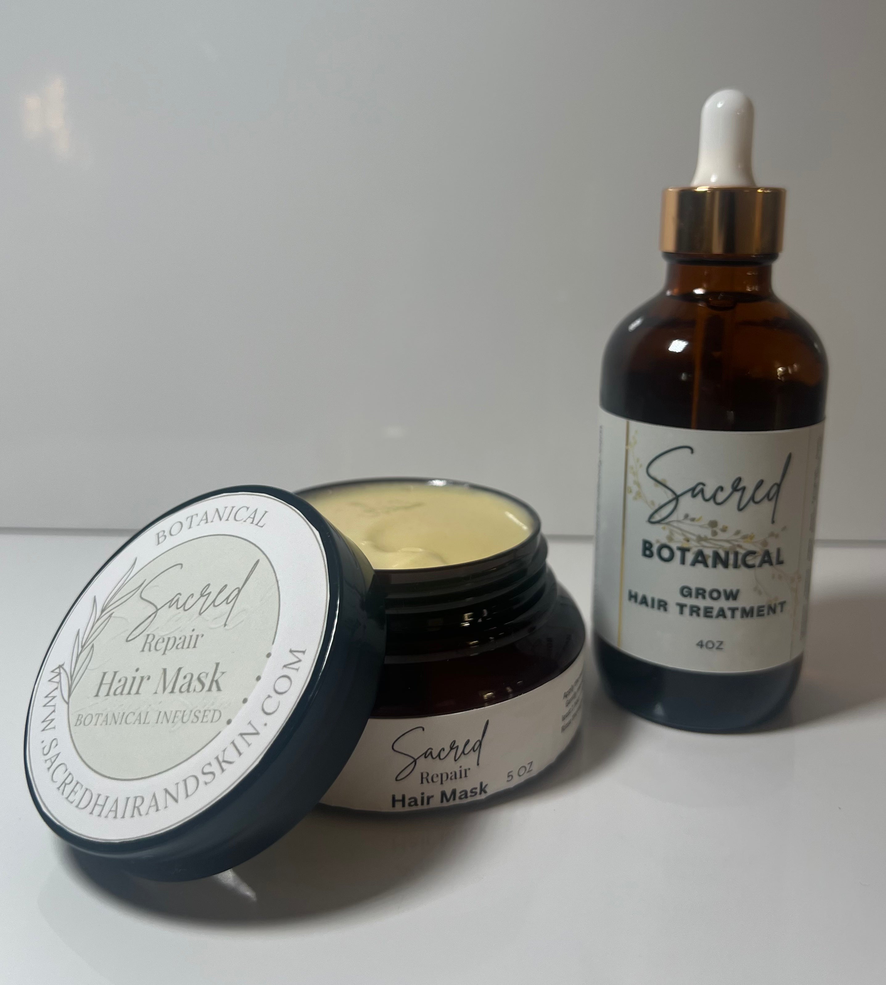 Botanical Hair Grow Bundle – Sacred Hair and Skin Oil